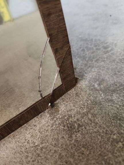 12" x 12" lynyrd skynyrd mirror broken edge - Metzger Property Services LLC