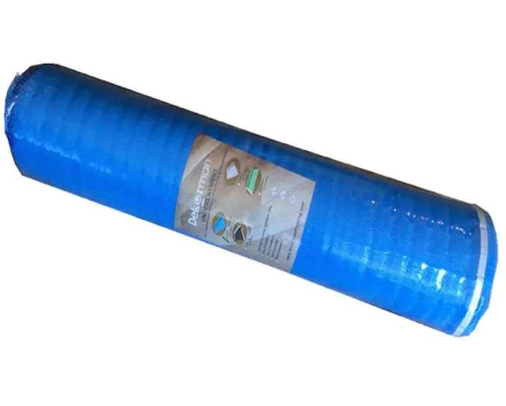 Dekorman Laminate Flooring Blue Foam Underlayment 2 mm T x 3.3 ft. W x ...