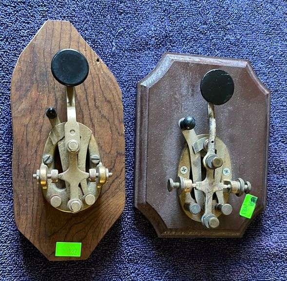 2-Morse Code Telegraph Keys - Metzger Property Services LLC