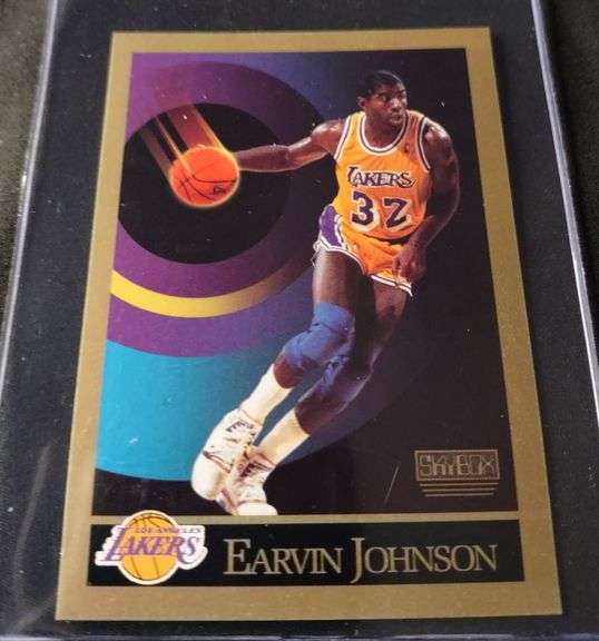 1 Earvin Johnson Los Angeles Lakers Skybox Basketball Card - Metzger ...