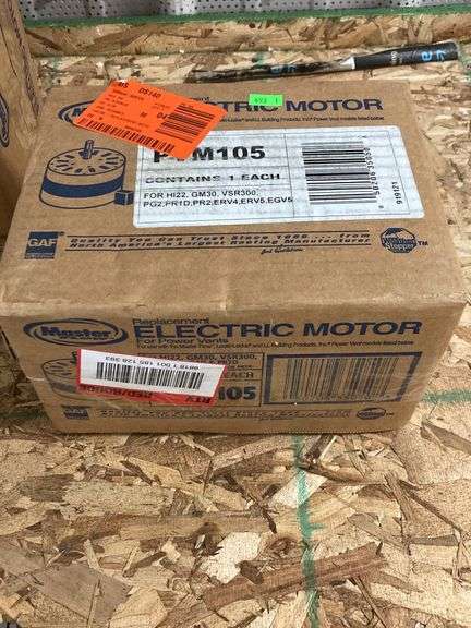 Master Flow Replacement Electric Motor For Power Vents - Metzger ...