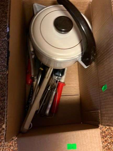 Tea kettle and kitchen utensils PICK UP AT SECONDARY LOCATION - Metzger ...