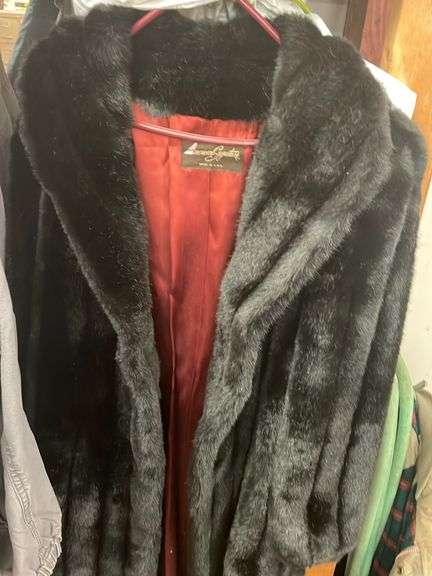 American Signature Black Fur Coat - Metzger Property Services LLC