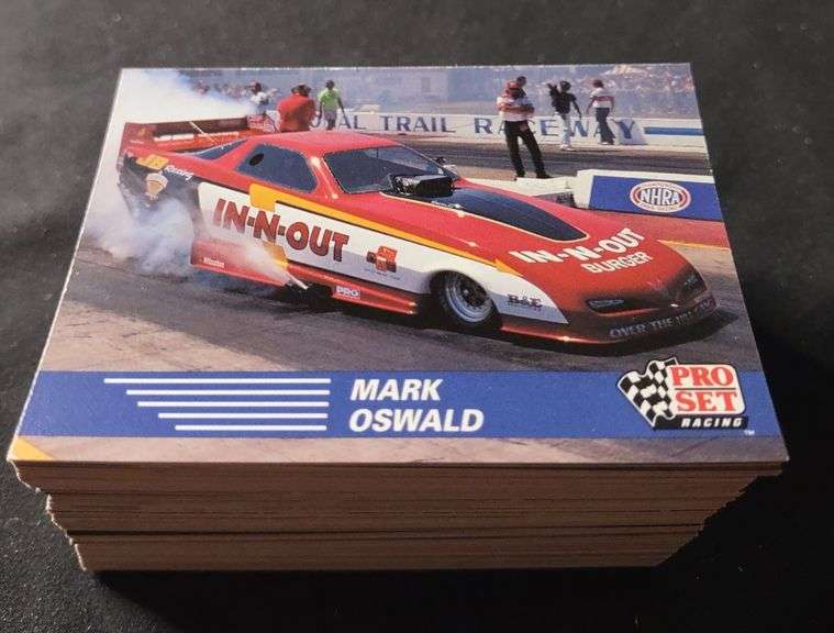 119 Various Pro Set NHRA Winston Drag Racing Cards - Metzger Property ...