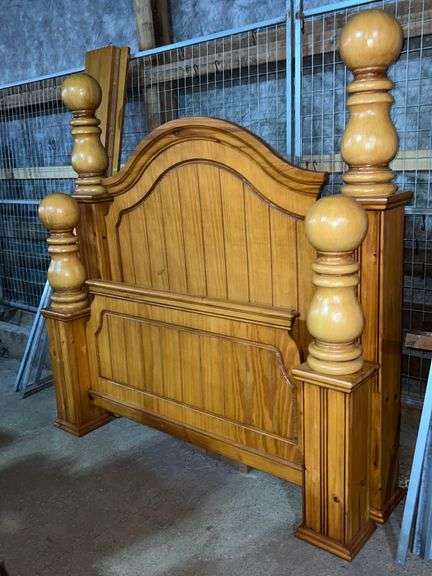 Queen size Bed Frame with rails and mattress braces - Metzger Property ...