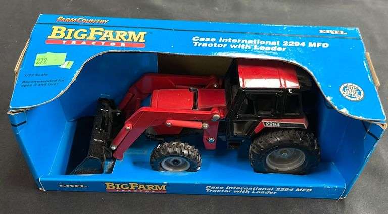 ERTL Big Farm case International 2294 MFD tractor with loader die cast ...