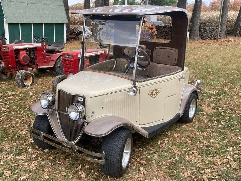 Club Car Custom Model RPS-50, 36 volt Electric, mirror, windshield ...