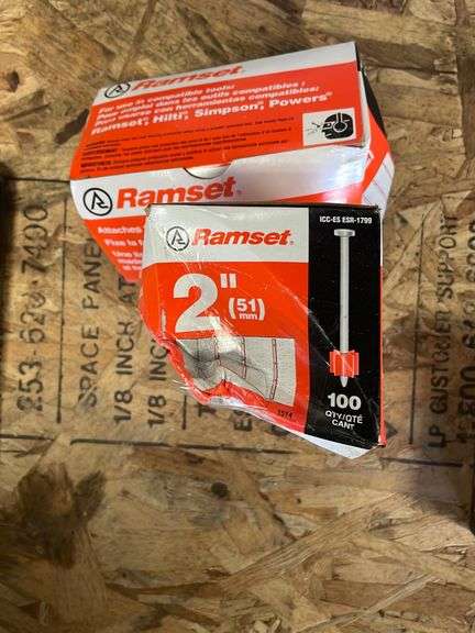 2 boxes 2” concrete fasteners - Metzger Property Services LLC