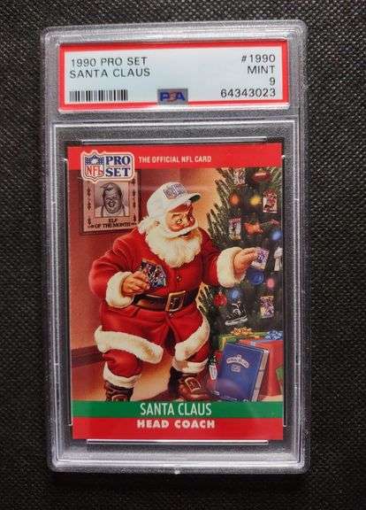 1 1990 Santa Claus NFL Pro Set - Metzger Property Services LLC