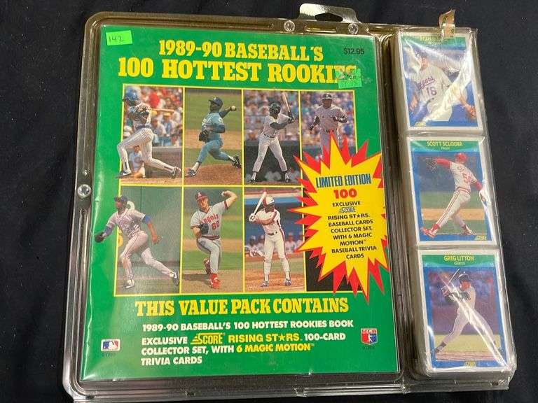 Baseball's hottest Rookies 1989-1990 value pack - Metzger Property ...