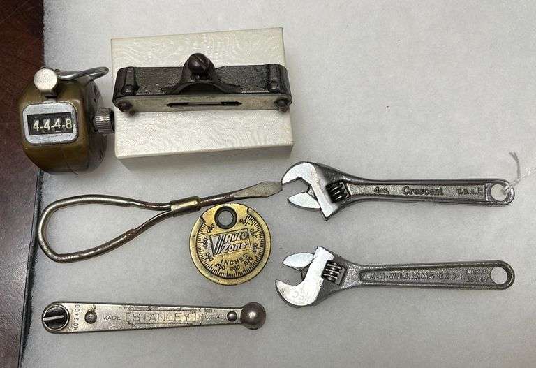 Miniature Tool Assortment: Stanley Yankee Screwdriver, Auto Zone Spark ...