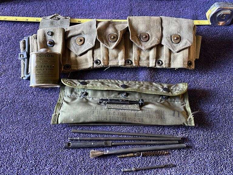 Military Ammo Belt and M16 Cleaning Kit - Metzger Property Services LLC