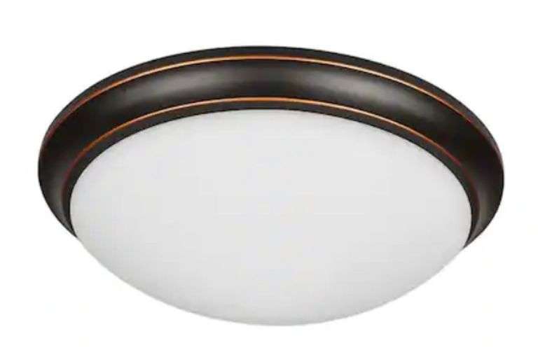 Hampton Bay Model:1005-702-807 Withers 13” LED Color Changing Flush ...