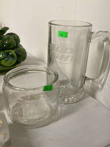 Bud light mug & glass jar - Metzger Property Services LLC