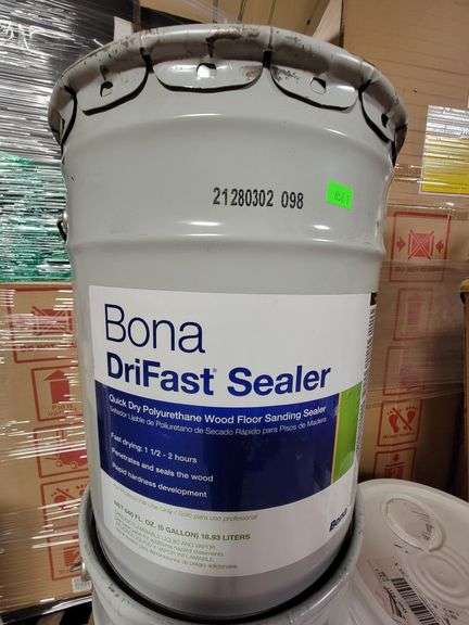 Bona DriFast Sealer Quick Dry Polyurethane Wood Floor Sanding Sealer, 5 ...