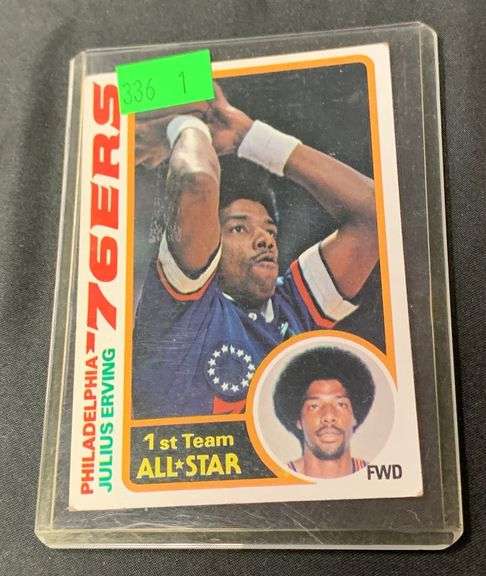 1978 Topps Julius Erving Card - Metzger Property Services LLC