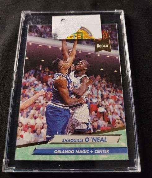 1 Shaquille O'Neal Orlando Magic Center Fleer Ultra Rookie Card ...