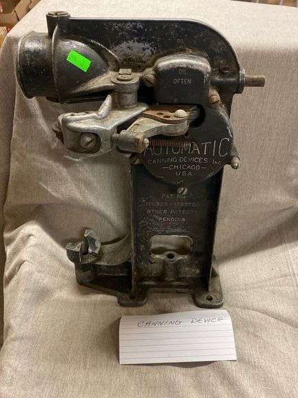 Automatic canning device - Metzger Property Services LLC