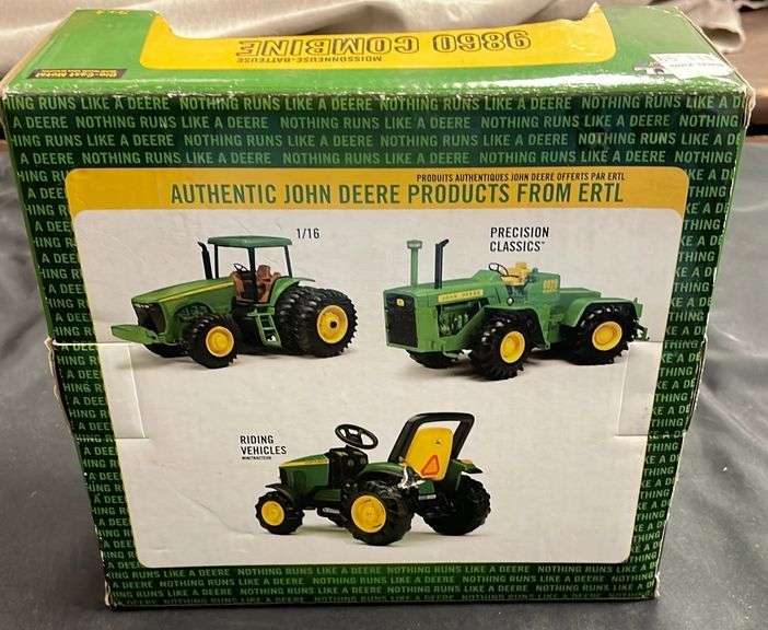 ERTL John Deere 9860 combine die cast metal 1:64 scale - Metzger ...