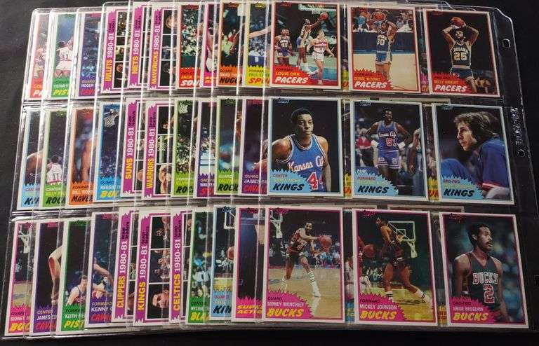 99 Various 1981 Topps Basketball Cards - Metzger Property Services LLC