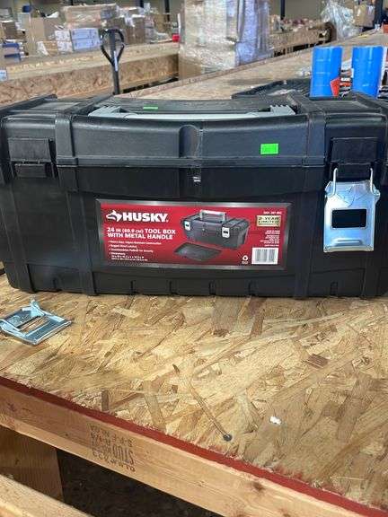Husky 24” tool box (broken latch) - Metzger Property Services LLC
