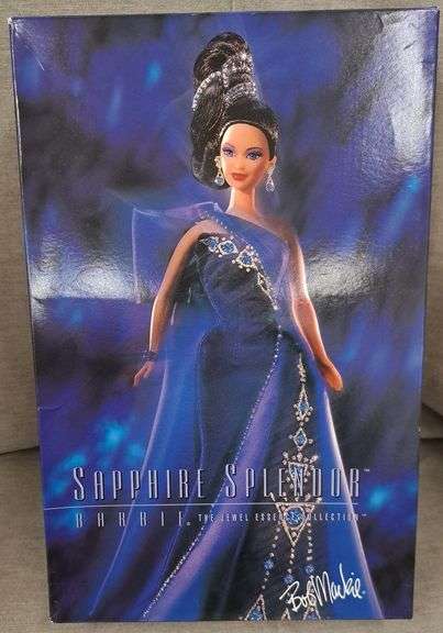 Sapphire Splendor Barbie - the jewel essence collection by Bob Mackie ...