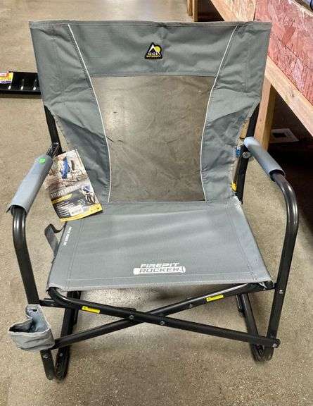 GCI Outdoor FirePit Rocker Low Rocking Chair & Outdoor Camping Chair ...