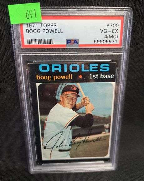 1 1971 TOPP BOOG POWELL BASEBALL CARD - Metzger Property Services LLC