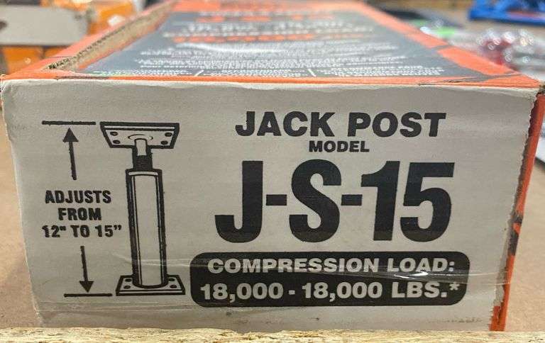 Tiger Brand Jack Post J-S-15 - Metzger Property Services LLC