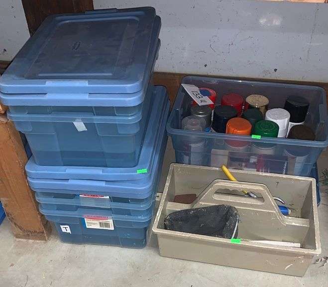 Storage Containers, Spray Paint - Metzger Property Services LLC