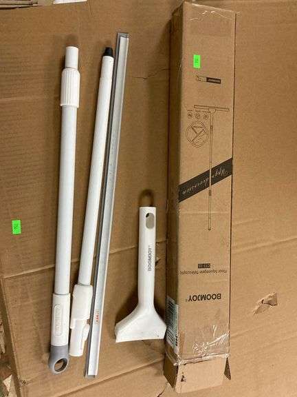 BOOMJOY Floor Squeegee, 22" Squeegee and 11" Microfiber Scrubber Set ...