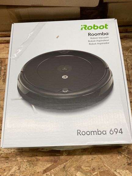 iRobot Roomba 694 Robot Vacuum-Wi-Fi Connectivity, Personalized ...