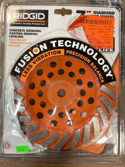 Ridgid 7” Concrete Grinding Coating Removal Level - Metzger Property ...