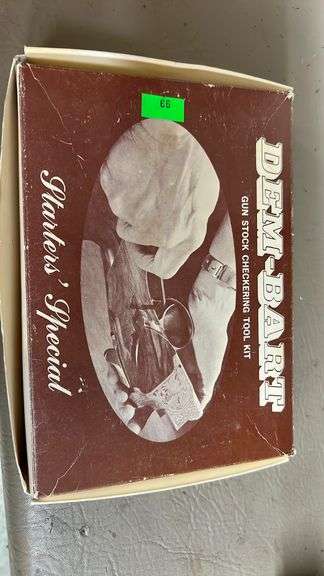 Dem-Bart Gun stock checkering tool kit - Metzger Property Services LLC