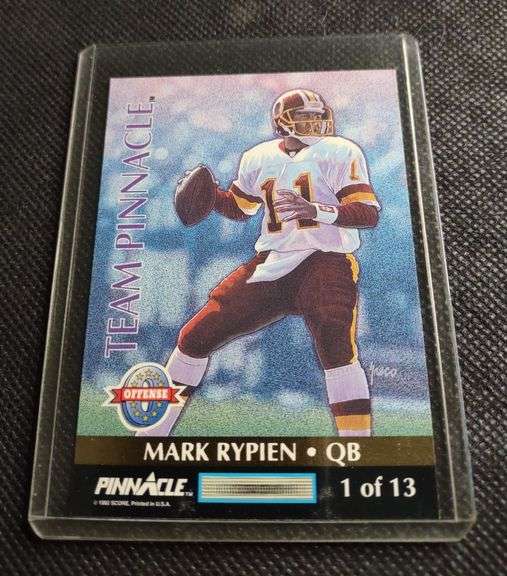 1 Ronnie Lott Mark Rypien Team Pinnacle Card - Metzger Property ...