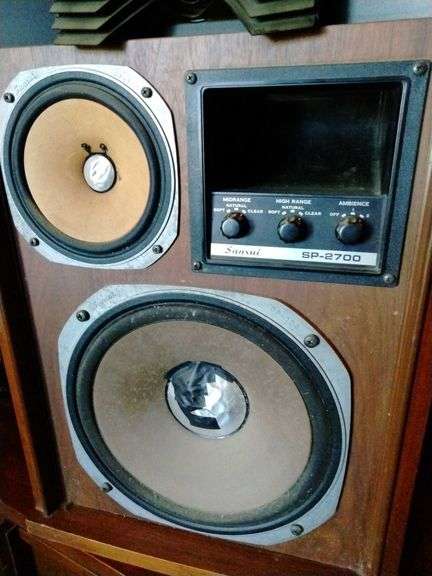 Sansui speakers - Metzger Property Services LLC