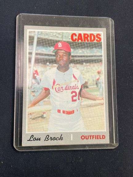 Topps Lou Brock baseball card - Metzger Property Services LLC
