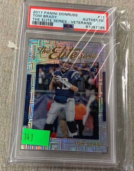 Graded 2017 Panini Donruss Tom Brandy The Elite Series - Veterans Card ...