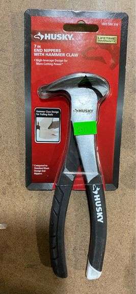 Husky 7” End Nippers with Hammer Claw - Metzger Property Services LLC