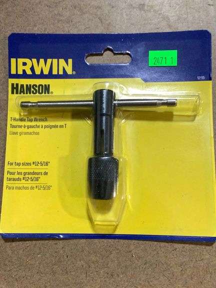 Irwin Hanson T-handle tap wrench - Metzger Property Services LLC