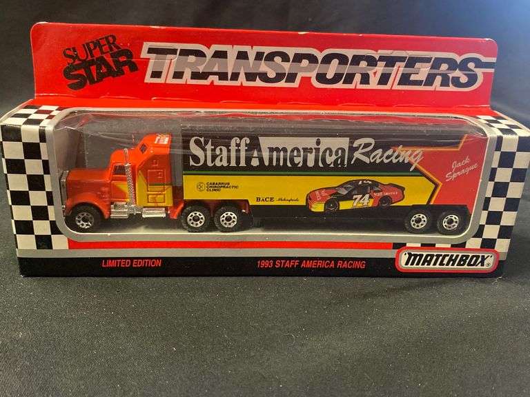 1993 Matchbox Super Star Transporters staff America racing - Metzger ...