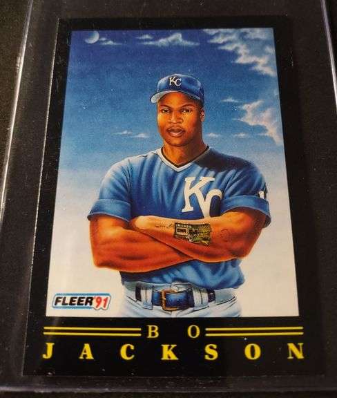 1 Bo Jackson Fleer 91 Baseball Card - Metzger Property Services LLC