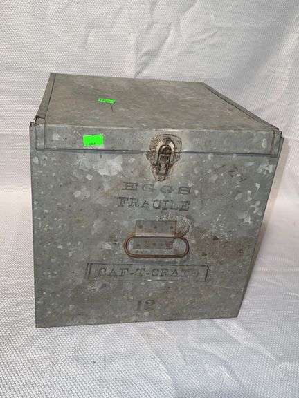 Galvanized Eggs Saf-T-Crate No.12 12”x12”x13” - Metzger Property ...
