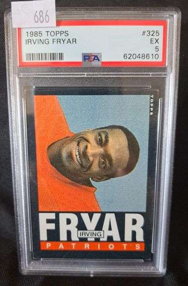 1 1985 TOPPS IRVING FRYAR FOOTBALL CARD - Metzger Property Services LLC