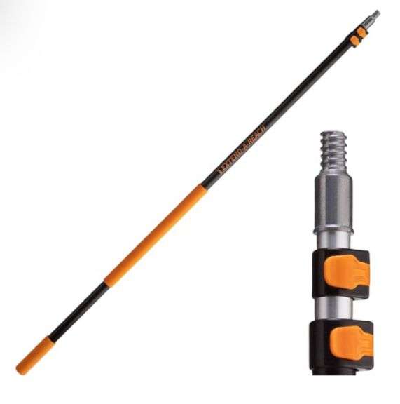 Extend-a-Reach 7-18 ft Long Telescopic Extension Pole // Multi-Purpose ...