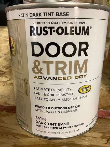 Rust-oleum Door and trim satin dark tint base one 29 oz can - Metzger ...