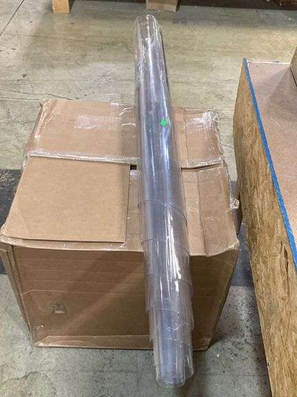 95” Long x 42” Wide clear plastic protector - Metzger Property Services LLC