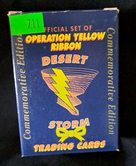 60 Official set of Operation yellow ribbon desert storm trading cards ...
