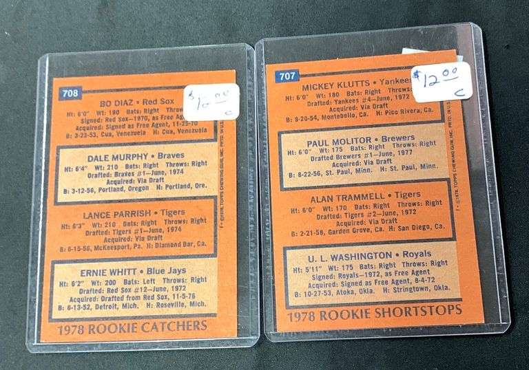 1978 Topps Rookie Cards - Metzger Property Services LLC