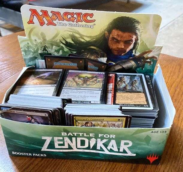 Magic gathering display box full of cards - Metzger Property Services LLC